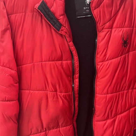 Spyder | Jackets & Coats | Spyder Vibrant Red Quilted Jacket | Poshmark